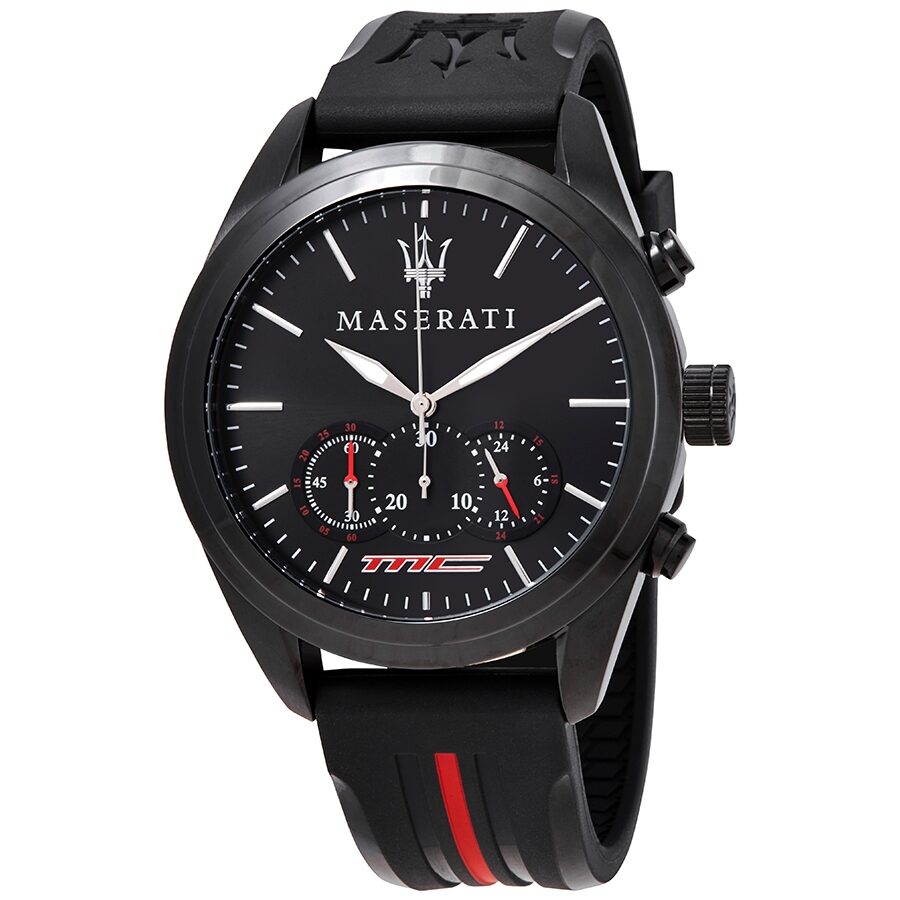 Maserati Traguardo Chronograph Black Dial Men's Watch R8871612004 ...