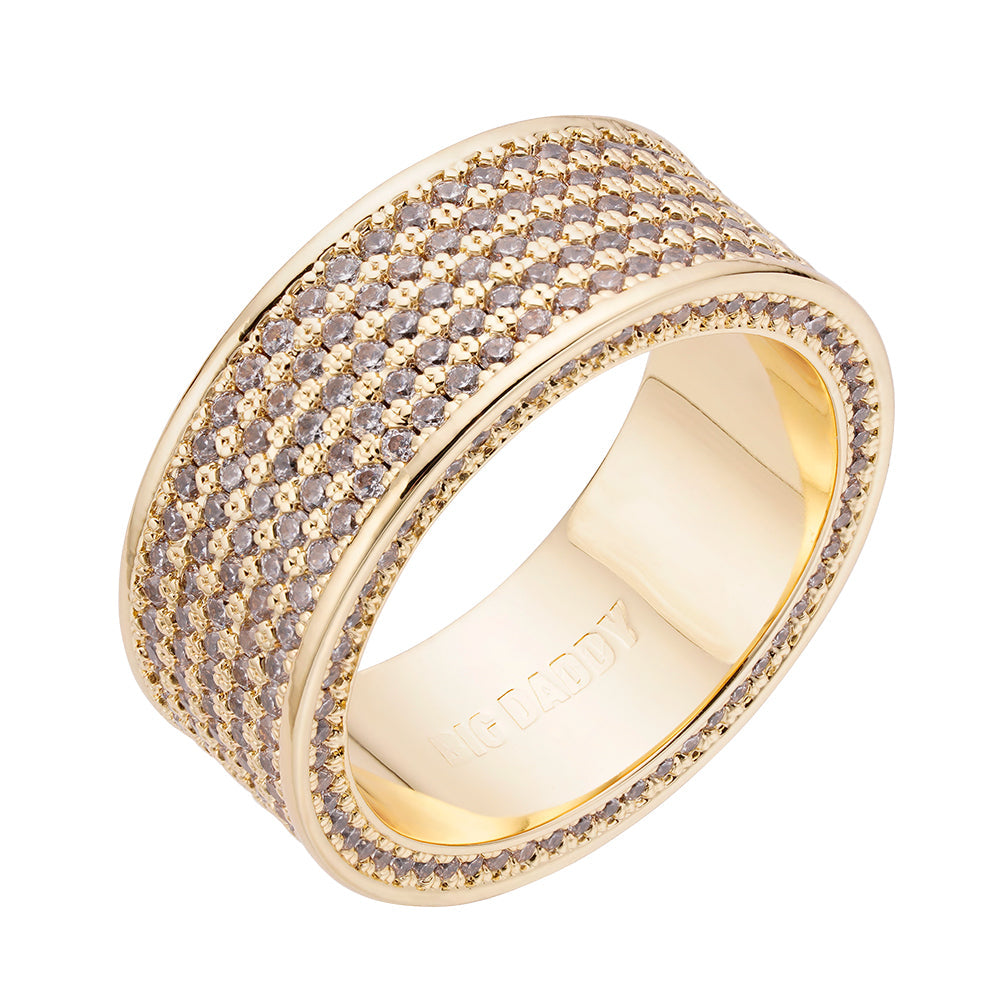 Big Daddy Boujee Diamond Iced Out Ring – Watches of Australia